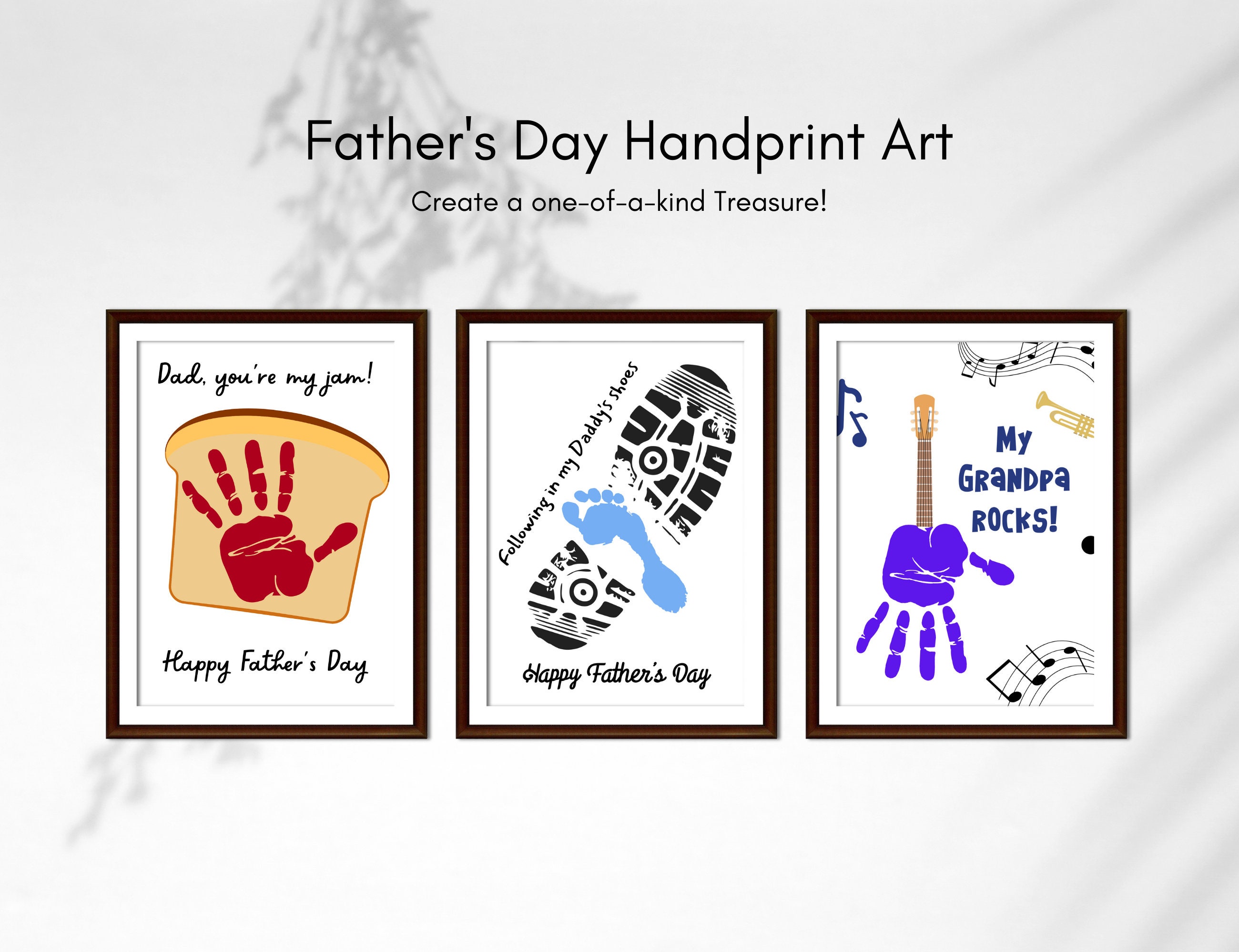 Father's Day Handprint Craft Bundle Kids Handprint Art - Etsy