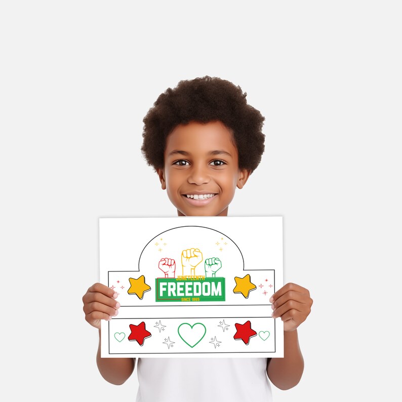 Juneteenth Printable Crown Craft | DIY Celebration Craft | Juneteenth ...