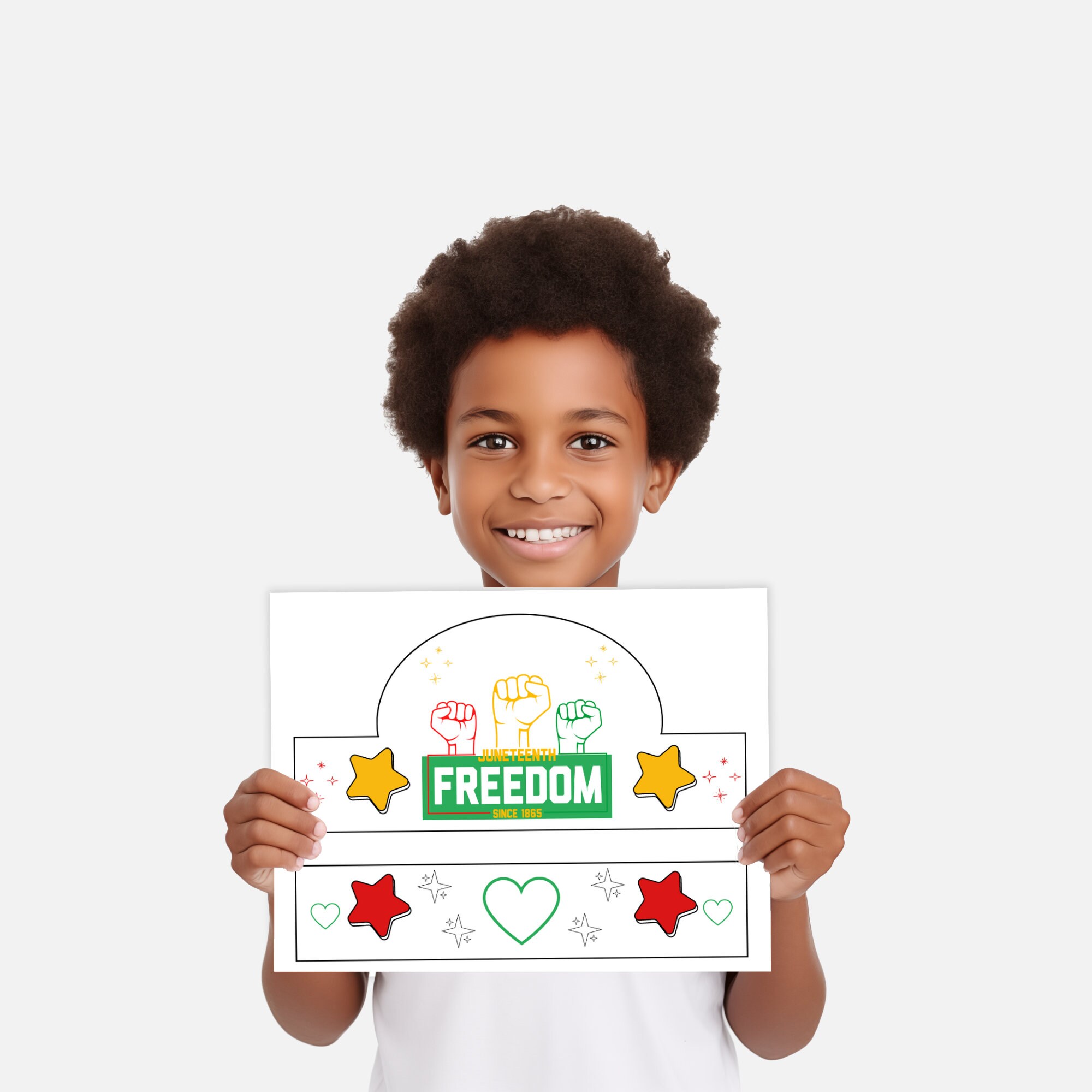 Juneteenth Printable Crown Craft | DIY Celebration Craft | Juneteenth ...