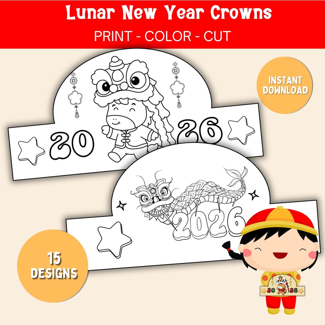 Lunar New Year Crown Craft - Chinese Zodiac Headband - Fun Kids ...
