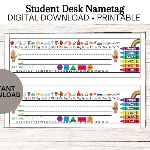 Butterfly Theme Classroom Decor Butterfly Desk Name Plate - Etsy