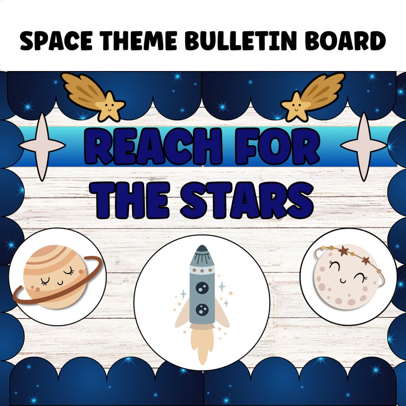 Outer Space Theme Bulletin Board Kit | Back to School Bulletin Board ...