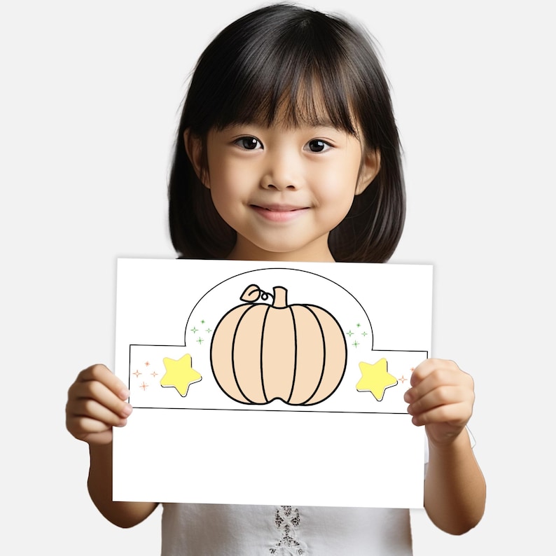 Fall Season Paper Crown Activity for Kids, Thanksgiving DIY Printable ...