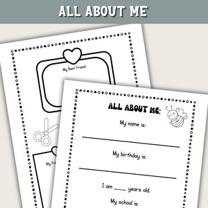End of Year Memory Book | Kindergarten Memory Book | School Year ...
