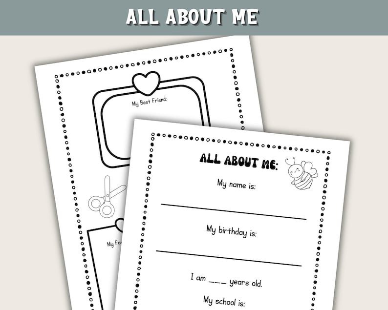 End of Year Memory Book | Kindergarten Memory Book | School Year ...