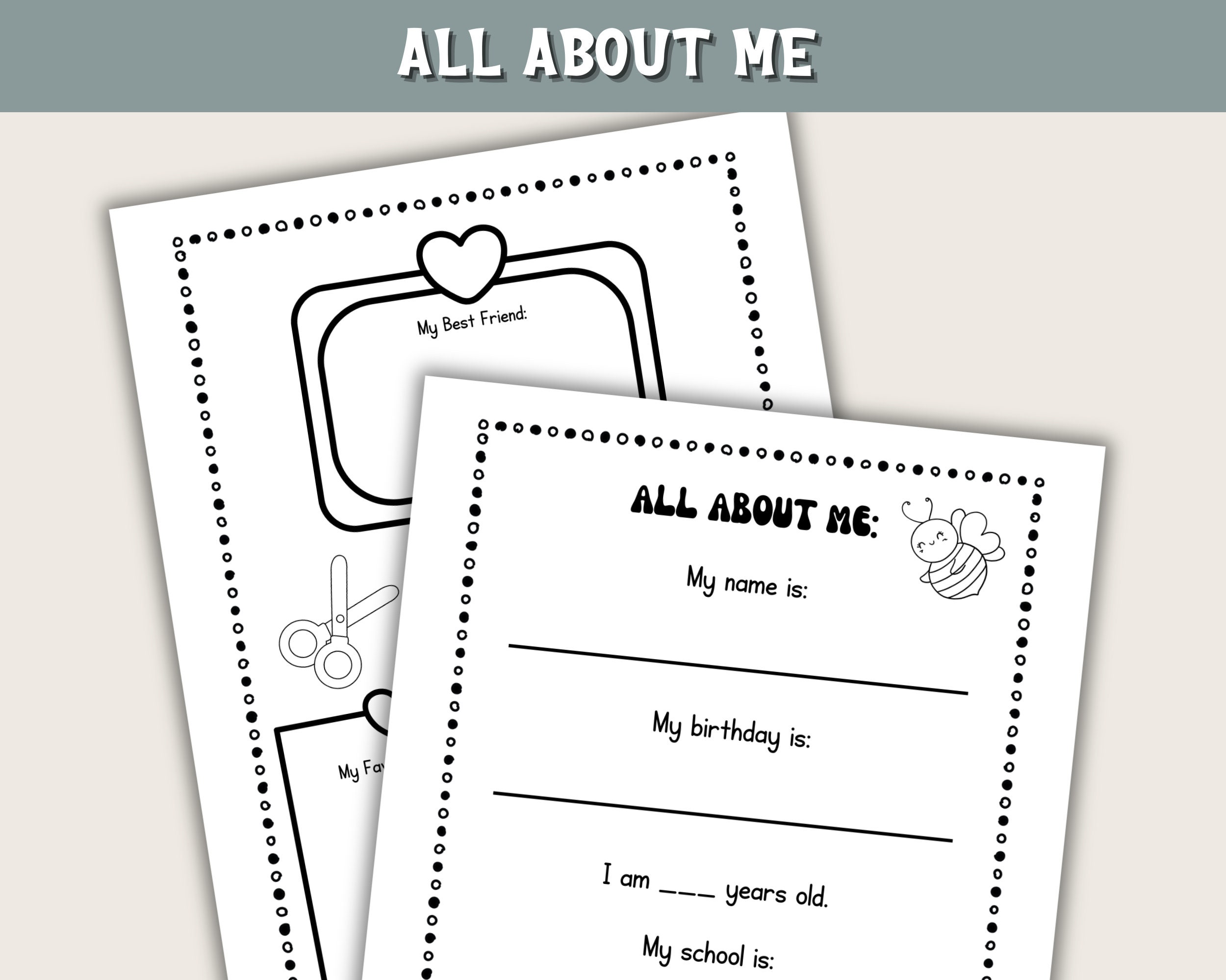 End of Year Memory Book | Kindergarten Memory Book | School Year ...