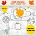 Fall Season Paper Crown Activity for Kids, Thanksgiving DIY Printable ...