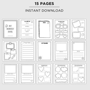 End of Year Memory Book | Kindergarten Memory Book | School Year ...