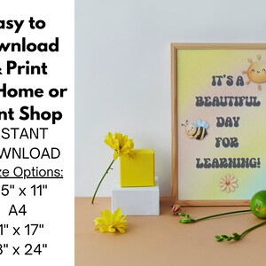 Bee Theme Classroom Posters, Classroom Decoration, Kindergarten ...