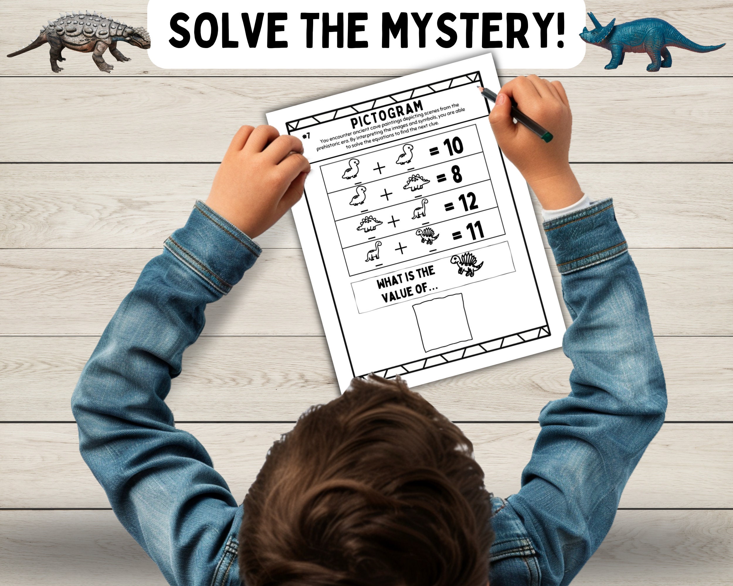 Dinosaur Escape Room for Kids. Printable Party Game, Dinosaur Games ...