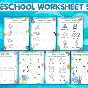 Under the Sea Preschool Worksheets Pre-k Activities Kindergarten ...