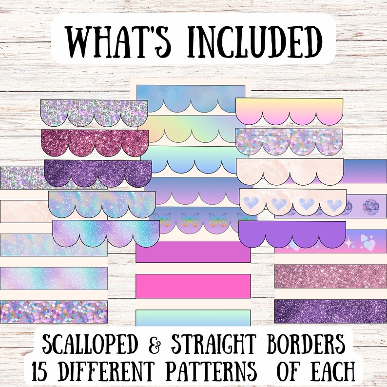 Glitter Era Bulletin Board Kit Back to School Bulletin Board - Etsy