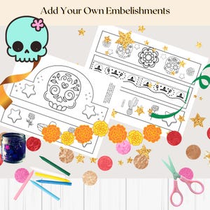 Dia De Los Muertos Paper Crown Activity for Kids – 6 Festive Designs ...