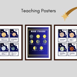 Solar System Classroom Posters, Classroom Decoration, Kindergarten ...