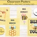 Bee Theme Classroom Posters, Classroom Decoration, Kindergarten ...