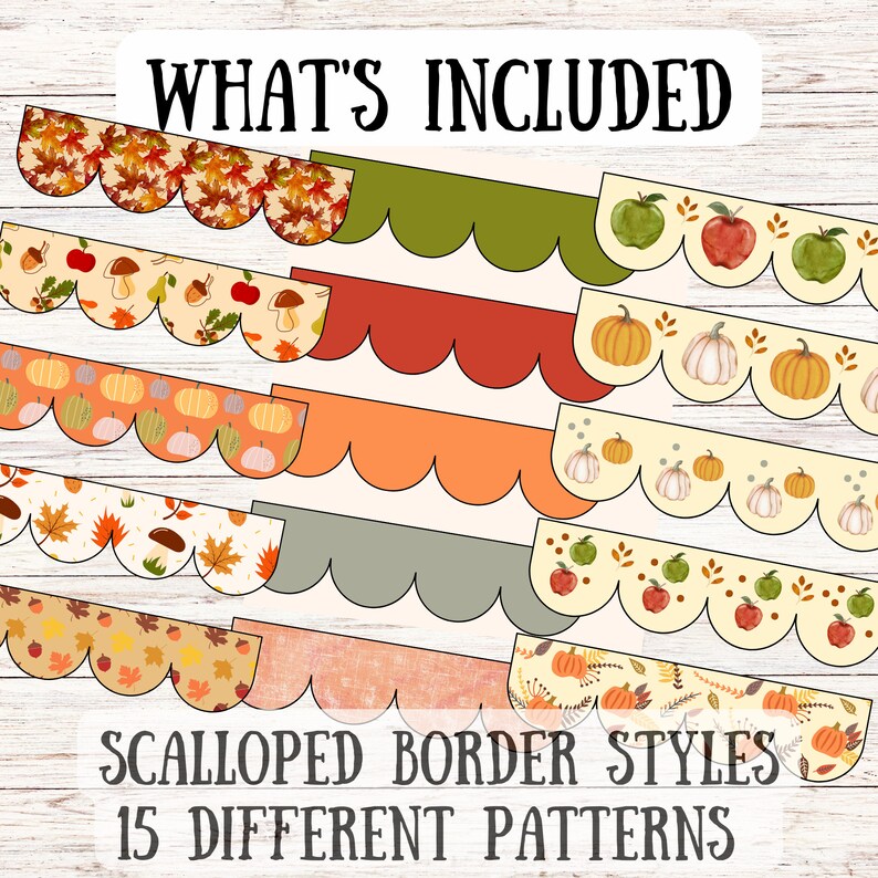 Fall Bulletin Board Kit | Back to School Bulletin Board | Autumn ...