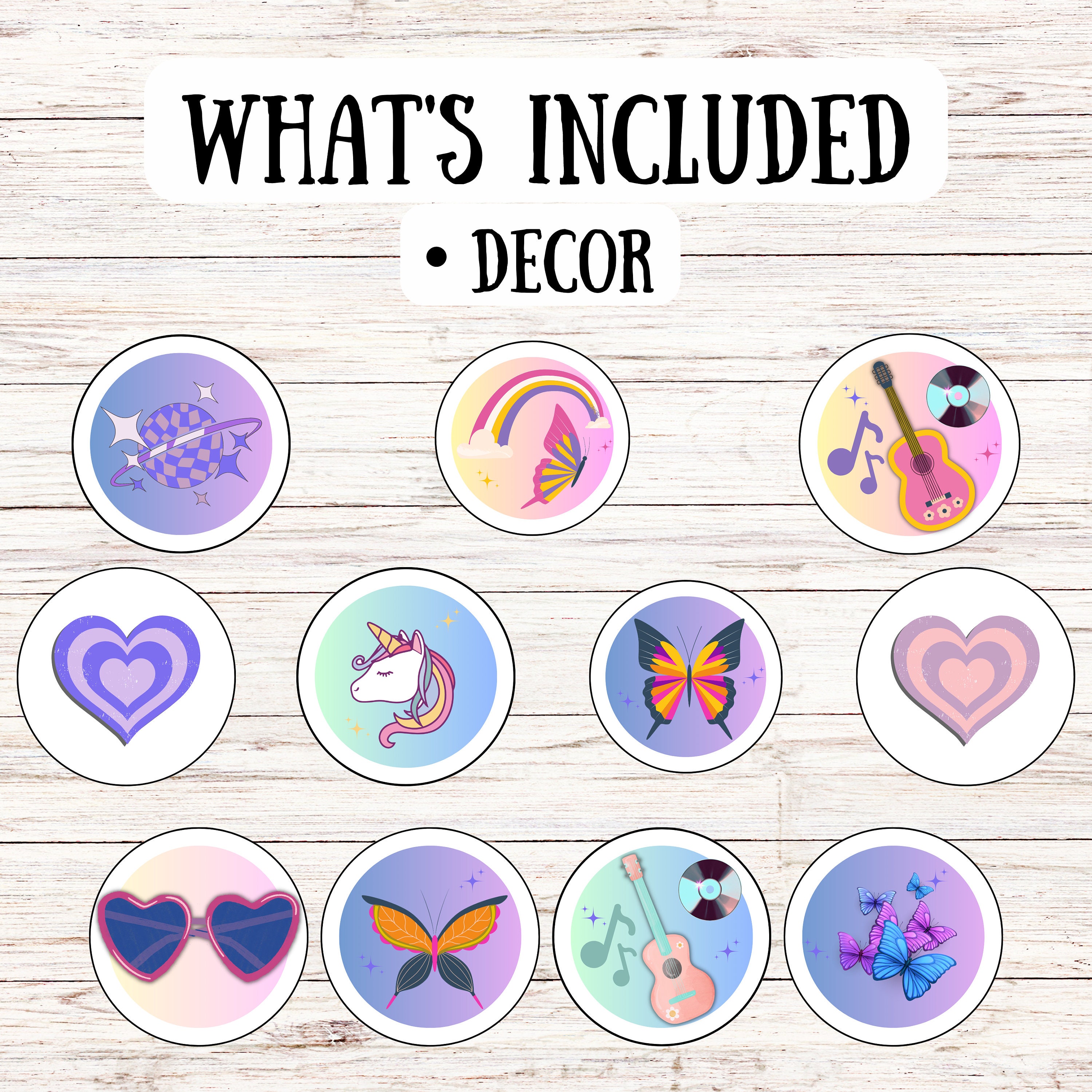 Glitter Era Bulletin Board Kit Back to School Bulletin Board Retro ...