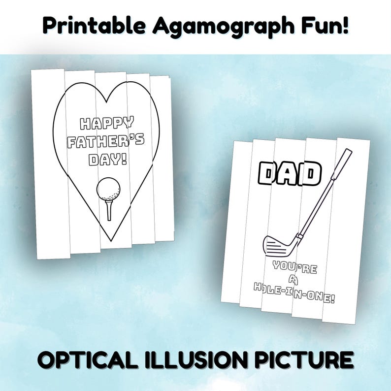 Father's Day Agamograph Craft | Printable Father's Day Activity for ...