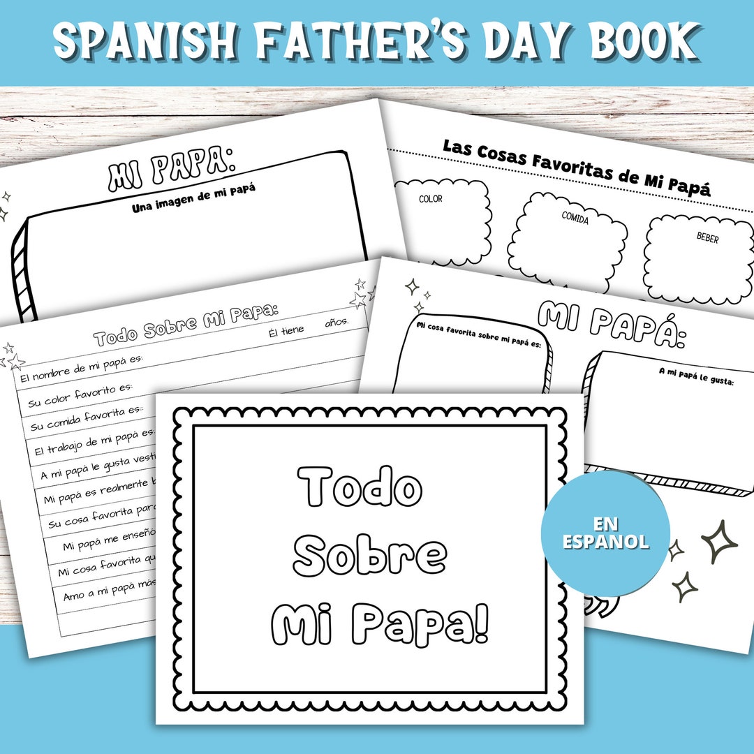 Spanish Father's Day Book, ¡feliz Día Del Padre!, Father's Day ...