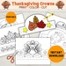 Thanksgiving Paper Crown Activity for Kids, Turkey DIY Printable Hat ...