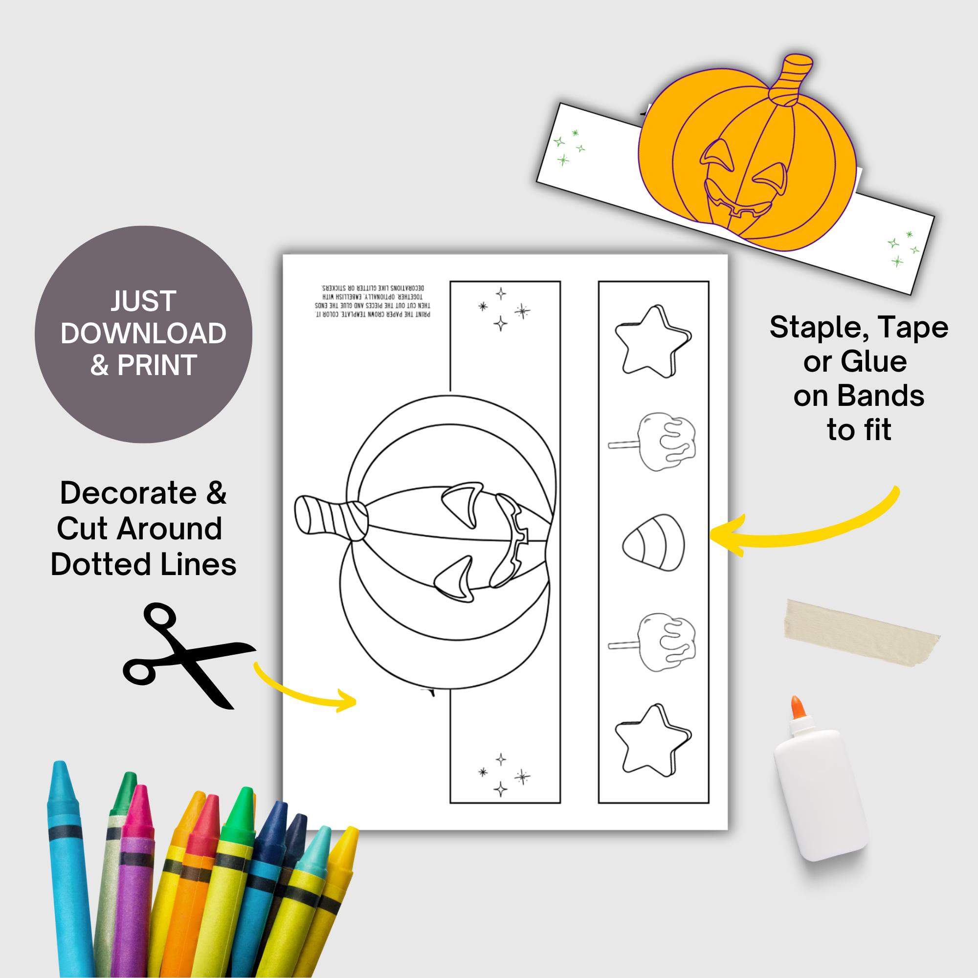 Halloween Paper Crown Activity for Kids – Perfect for Preschool ...