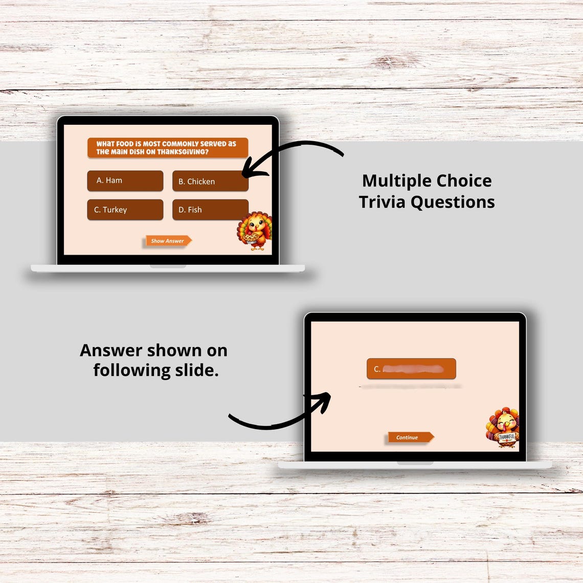 Thanksgiving Trivia Powerpoint Game –fun Powerpoint Trivia - Family ...