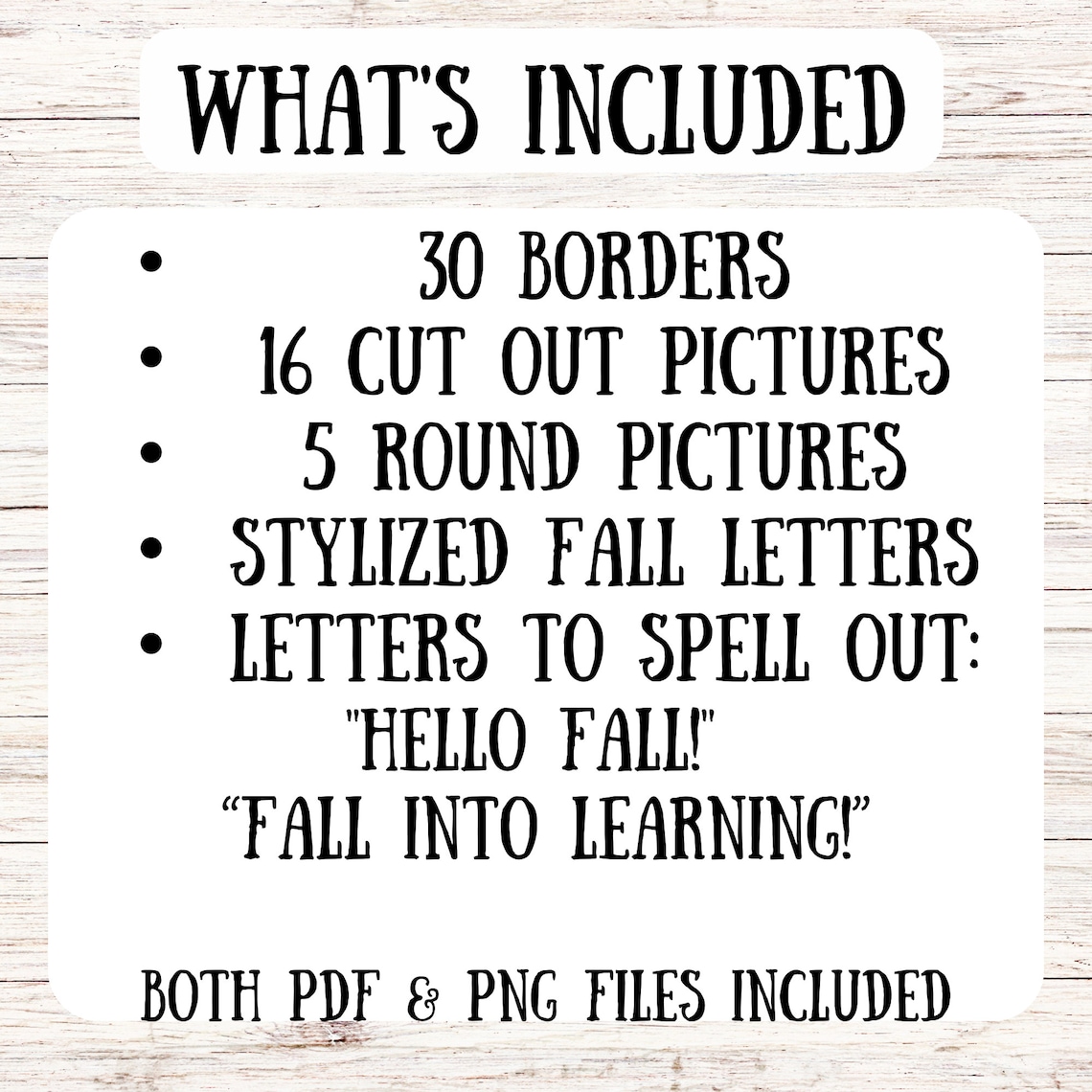 Fall Bulletin Board Kit Back to School Bulletin Board Autumn Classroom ...