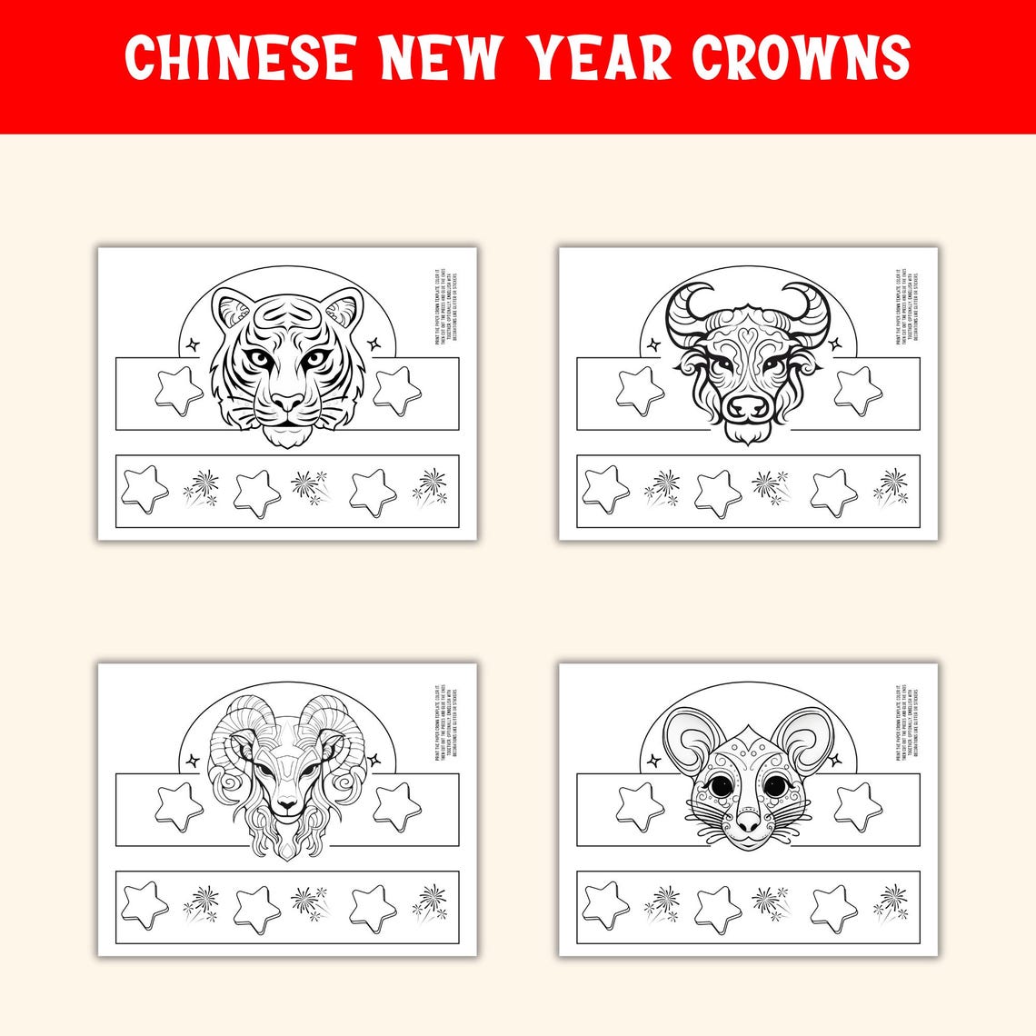 Lunar New Year Crown Craft - Chinese Zodiac Headband - Fun Kids ...