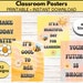 Bee Theme Classroom Posters, Classroom Decoration, Kindergarten ...