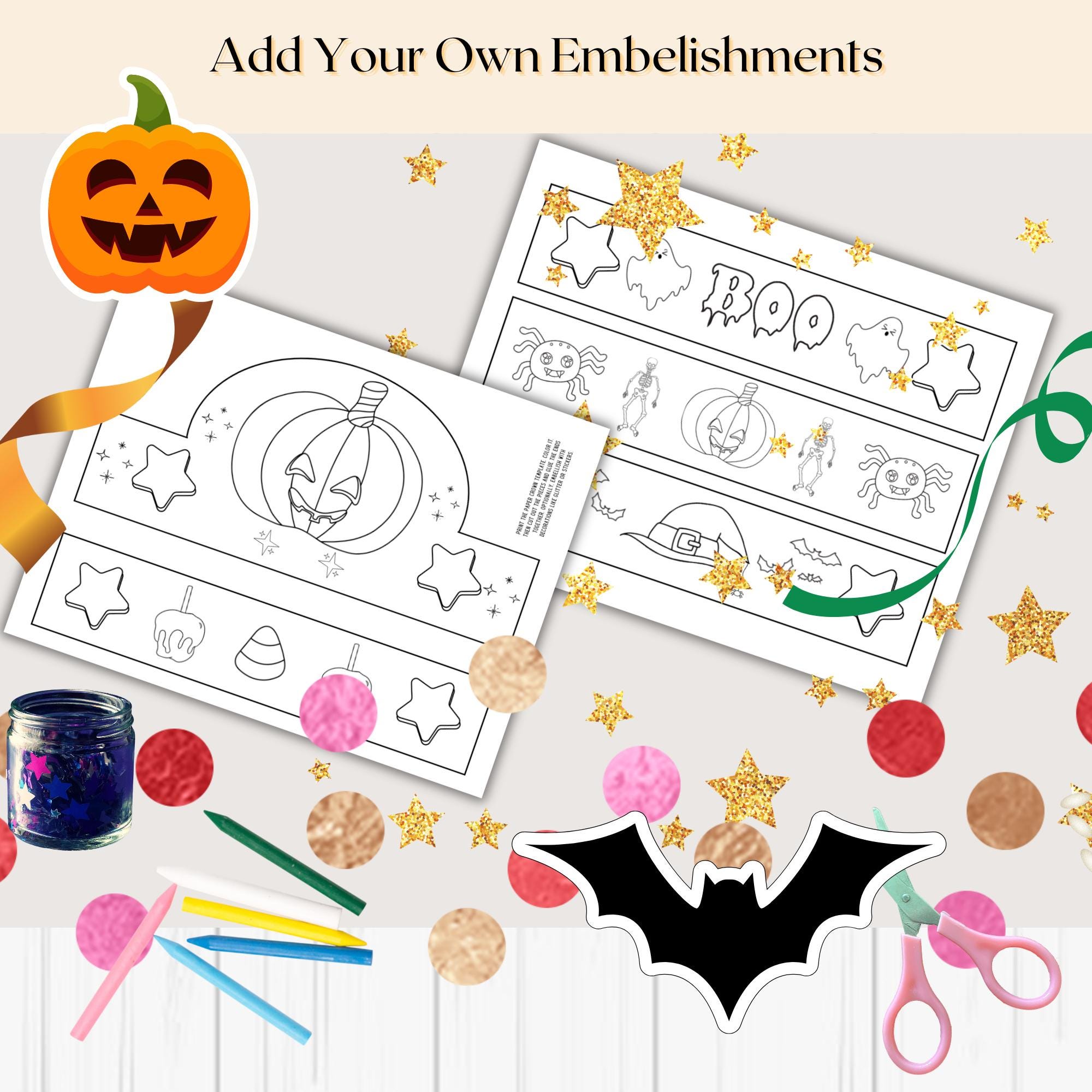 Halloween Paper Crown Activity for Kids – Perfect for Preschool ...