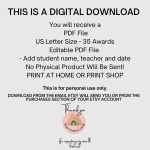 Animal-themed End-of-year Awards for Preschool & Kindergarten ...