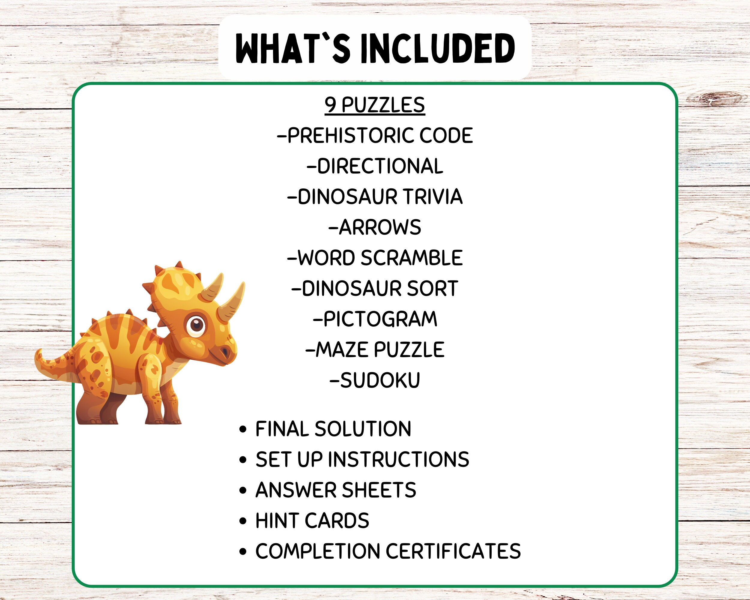 Dinosaur Escape Room for Kids. Printable Party Game, Dinosaur Games ...