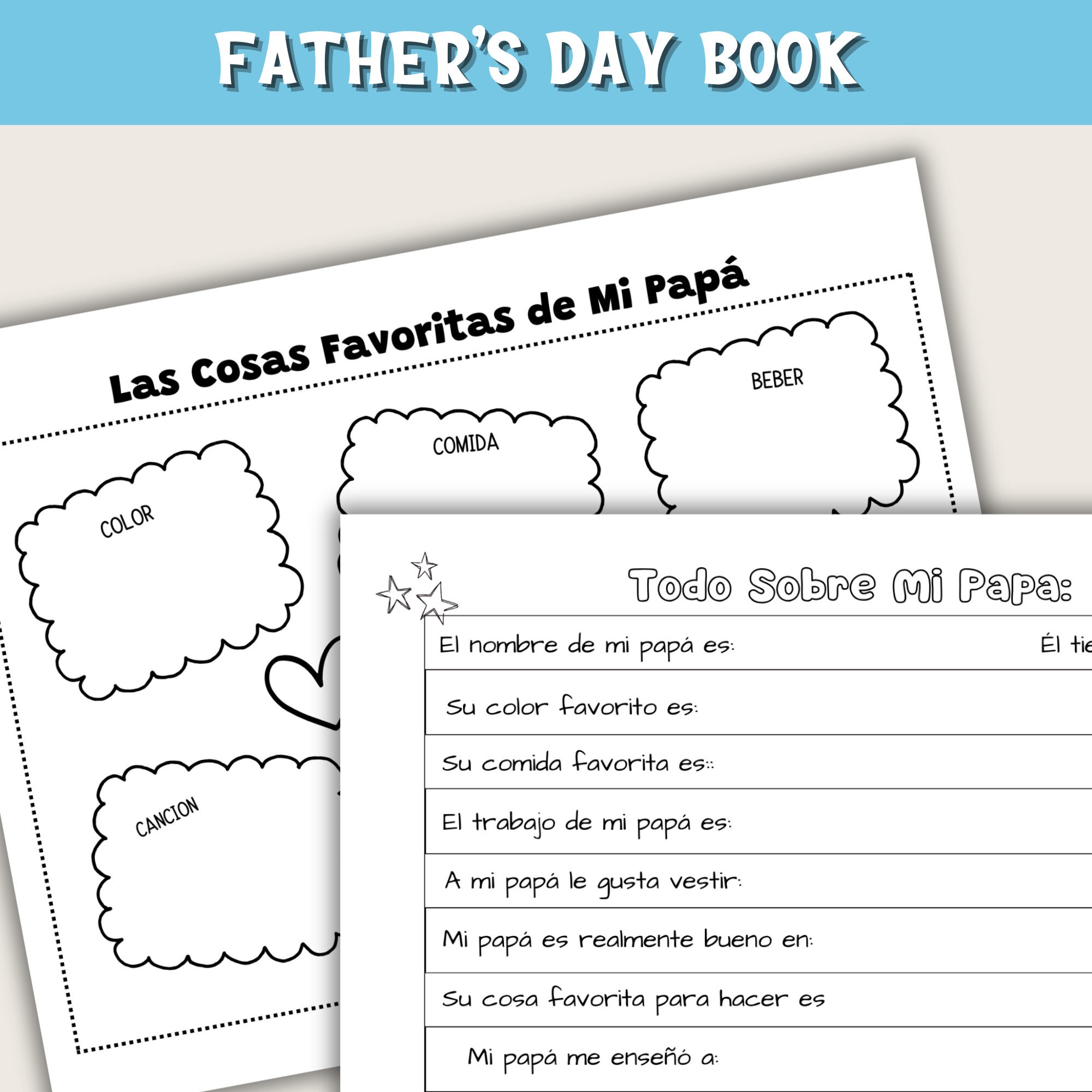 Spanish Father's Day Book, ¡feliz Día Del Padre!, Father's Day ...