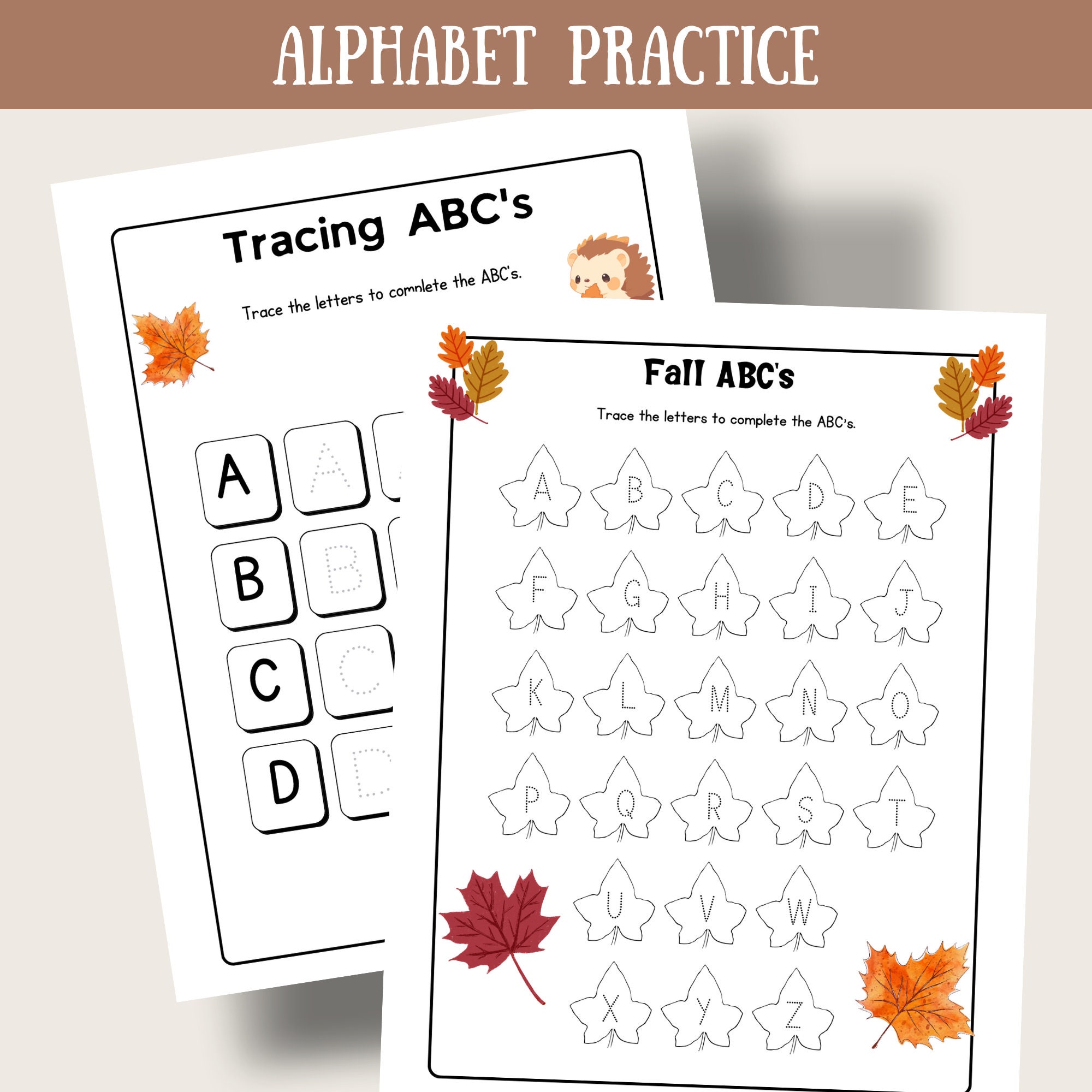 Fall Morning Menu Pages, Homeschool Morning Menu, Kindergarten ...