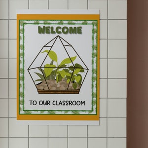 Plant Theme Classroom Posters, Kindergarten, Preschool, Elementary ...