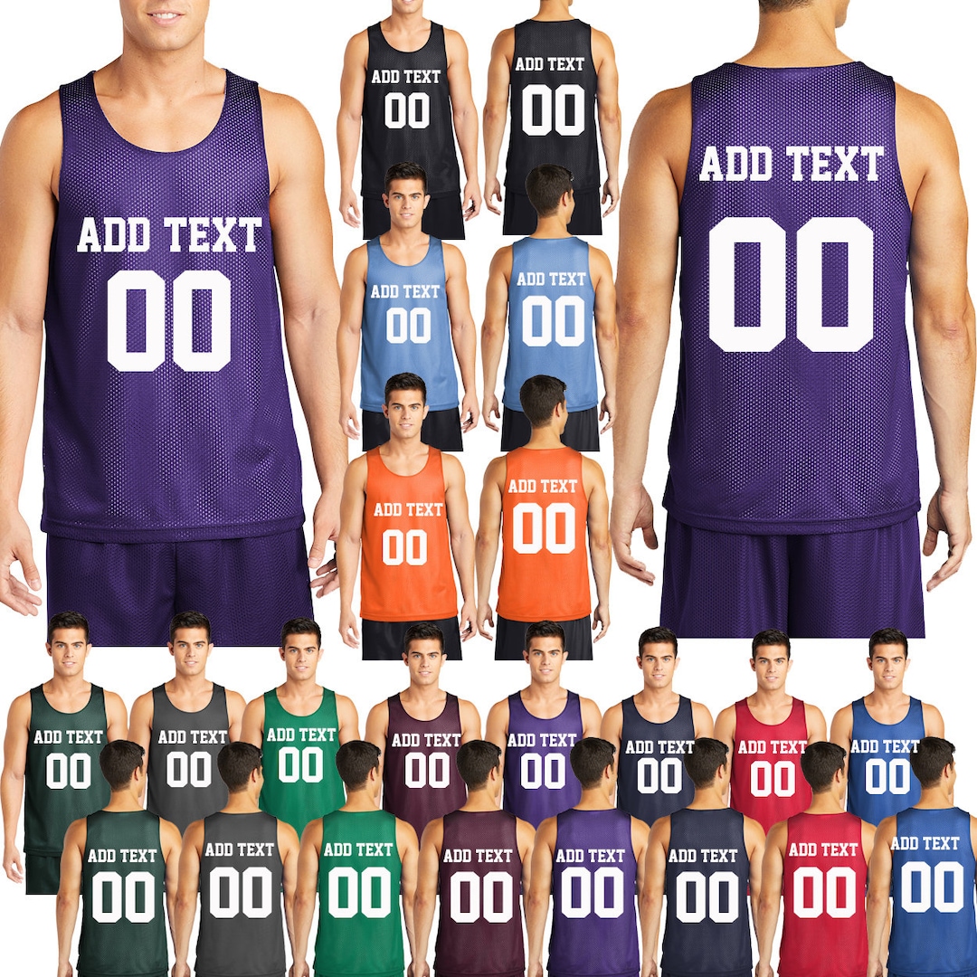 Custom Team Basketball Jersey , ADULT Mesh Polyester Material ...