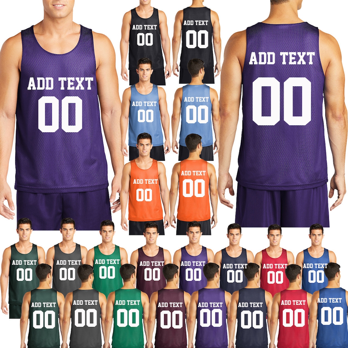 Custom Team Basketball Jersey , ADULT Mesh Polyester Material ...