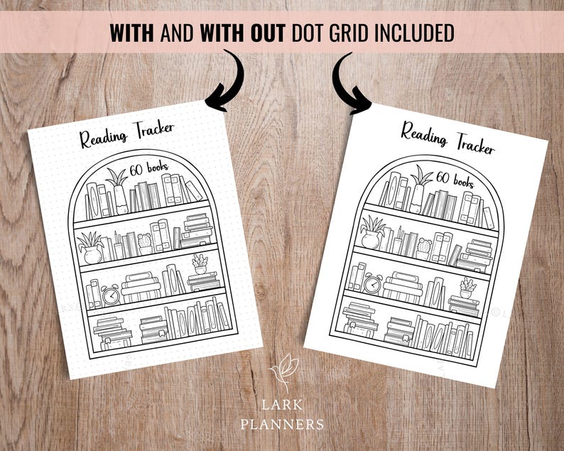 Bullet Journal Reading Tracker Printable, Reading Journal Page, Book ...