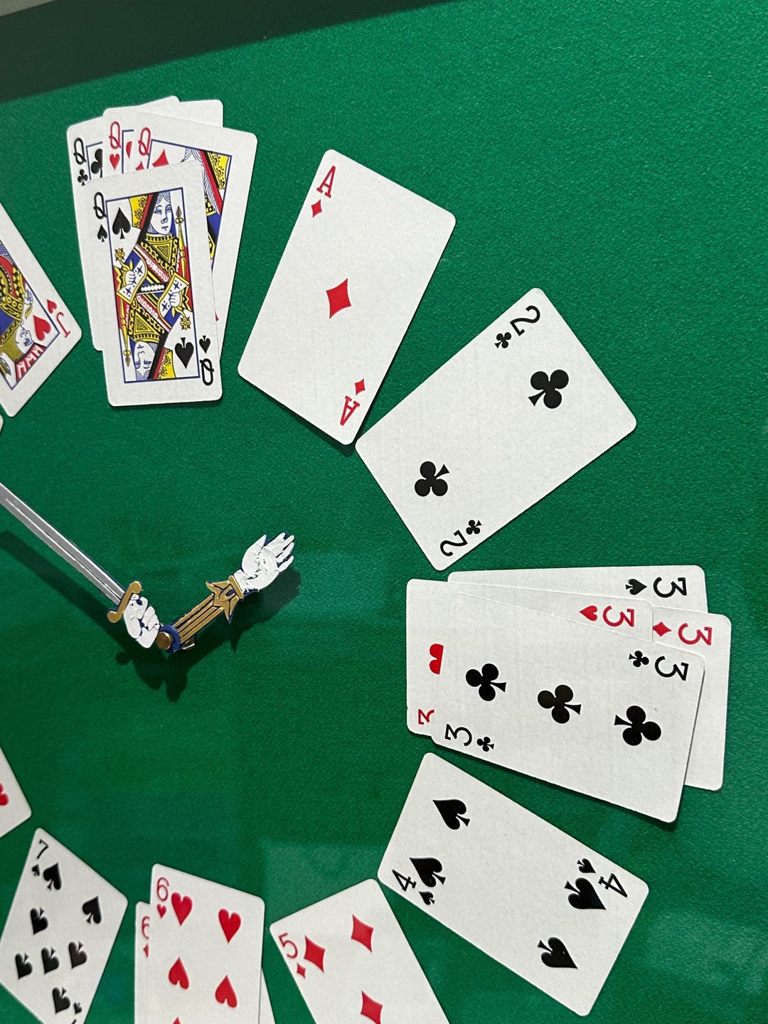 Playing Card Clock - Etsy