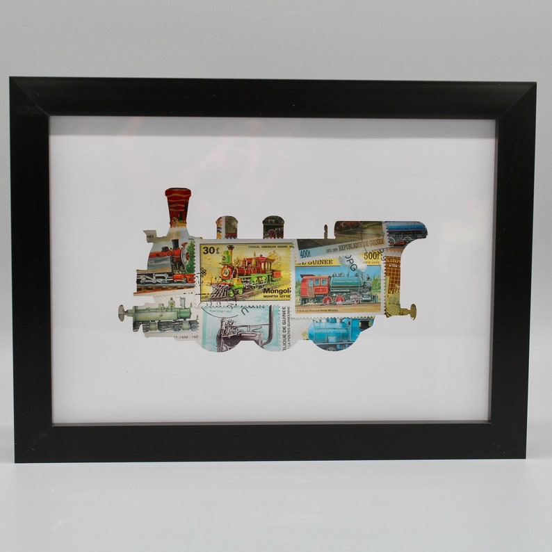 Steam Locomotive Train With Locomotive Stamps - Etsy