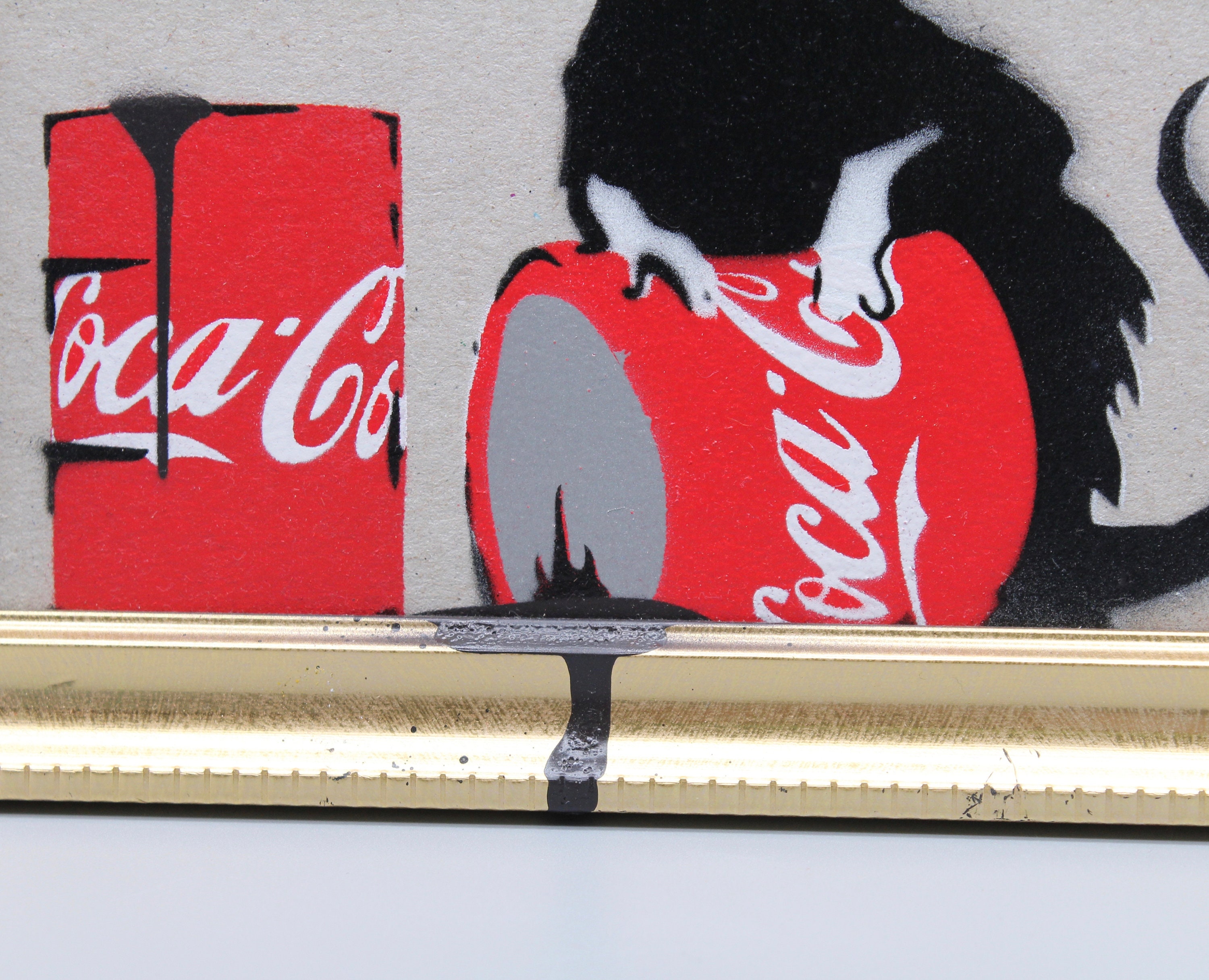 Coca Cola Barrel Spilled by Rat - Original - Etsy