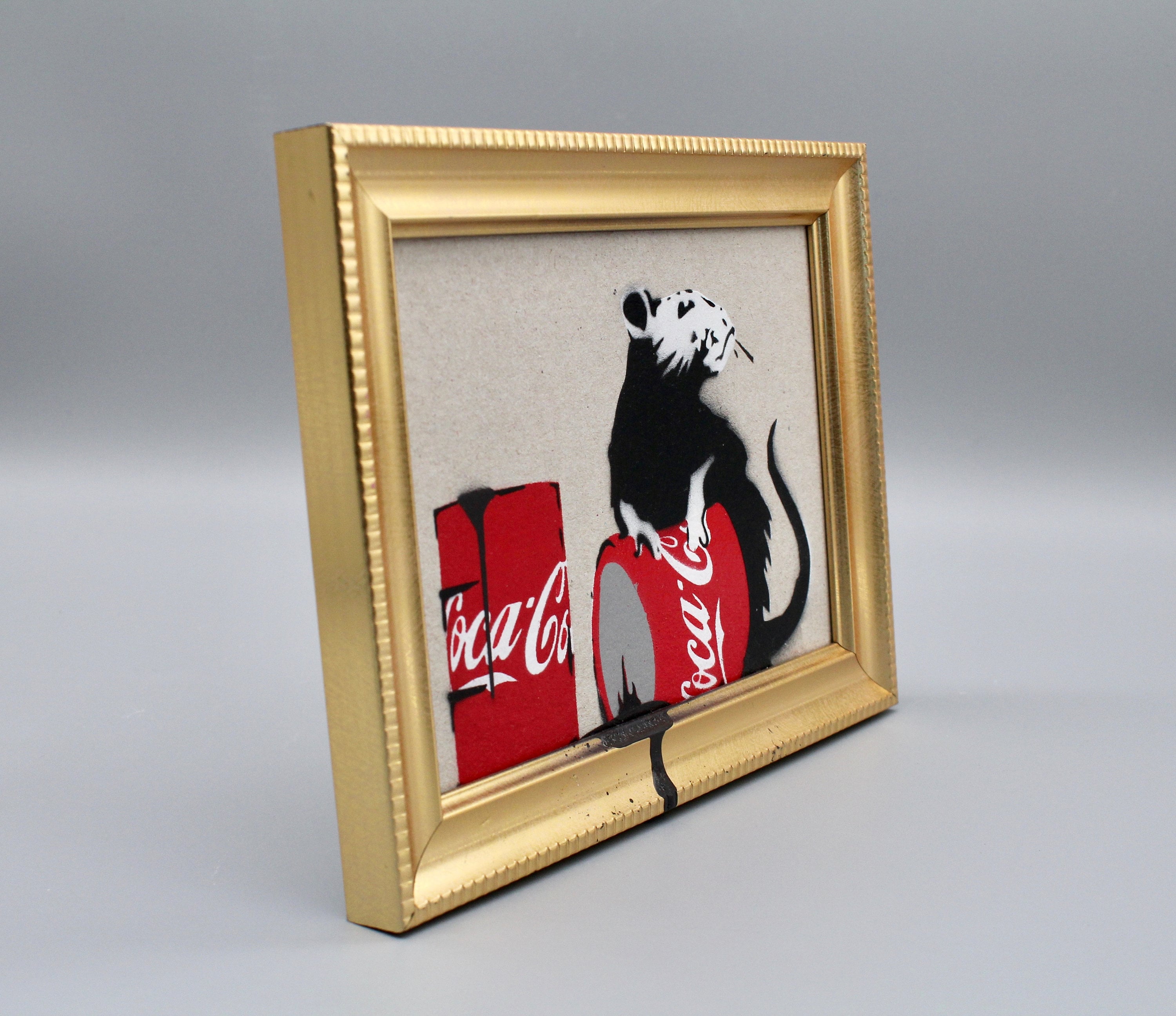 Coca Cola Barrel Spilled by Rat Original - Etsy