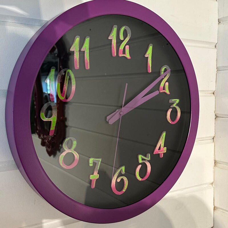 Purple Clocks - Etsy UK