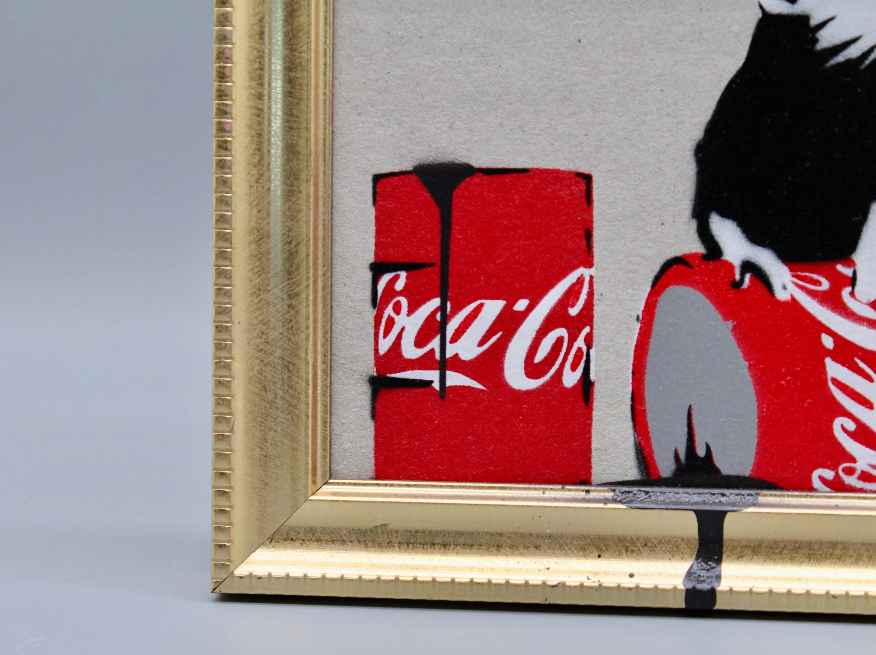 Coca Cola Barrel Spilled by Rat - Original - Etsy