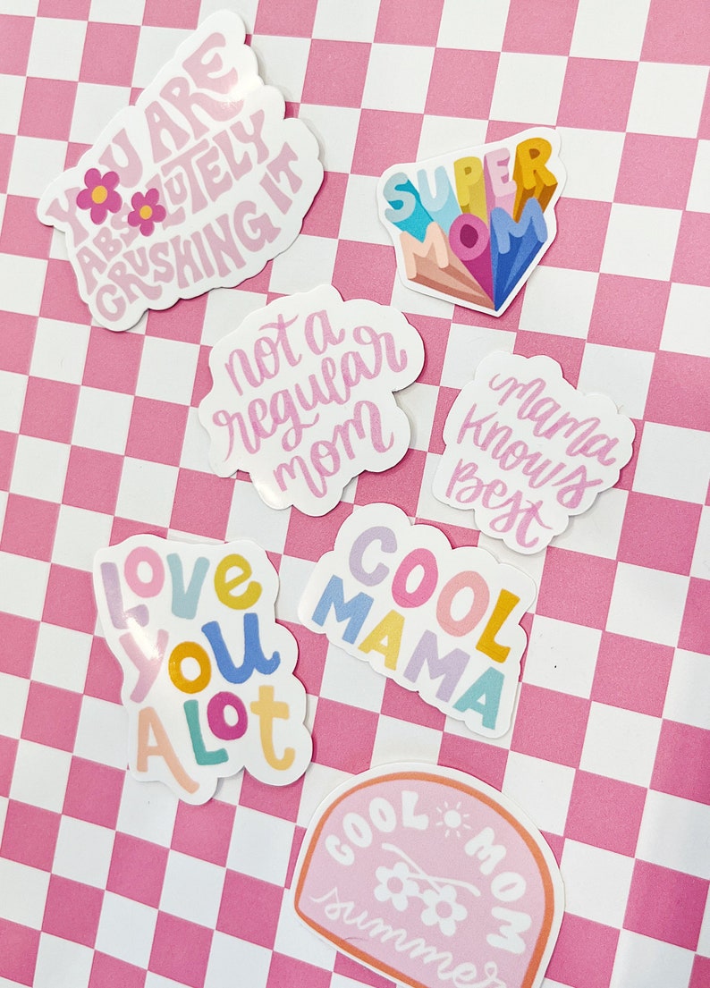 Mother's Day Stickers | Stickers for Moms | I Love You Mom | Gift for ...