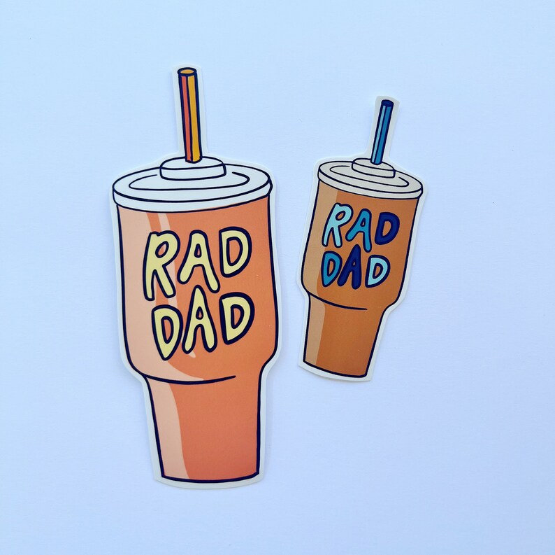 Rad Dad STICKERS | Father’s Day | Dad Stickers | for Dad Stickers | Rad ...