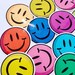 Fun Color Smiley Sticker Waterproof Stickers Happy Face Stickers Cute ...