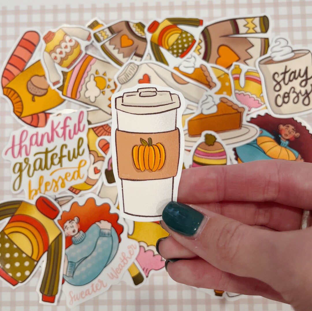 Fall Stickers | Thanksgiving Stickers | Fun Fall Stickers | November ...