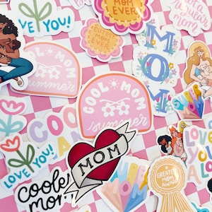 Mother's Day Stickers | Stickers for Moms | I Love You Mom | Gift for ...