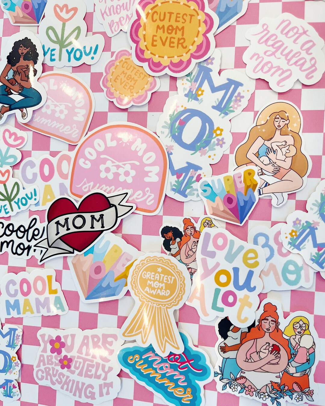 Mother's Day Stickers | Stickers for Moms | I Love You Mom | Gift for ...